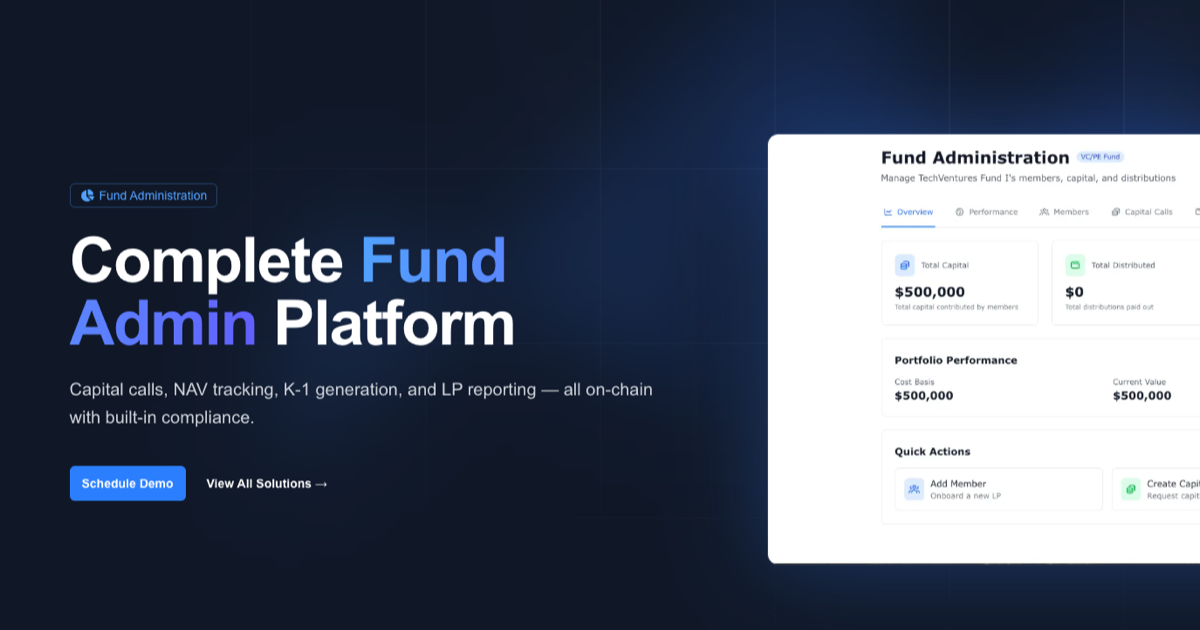 Fund Administration | CapSign